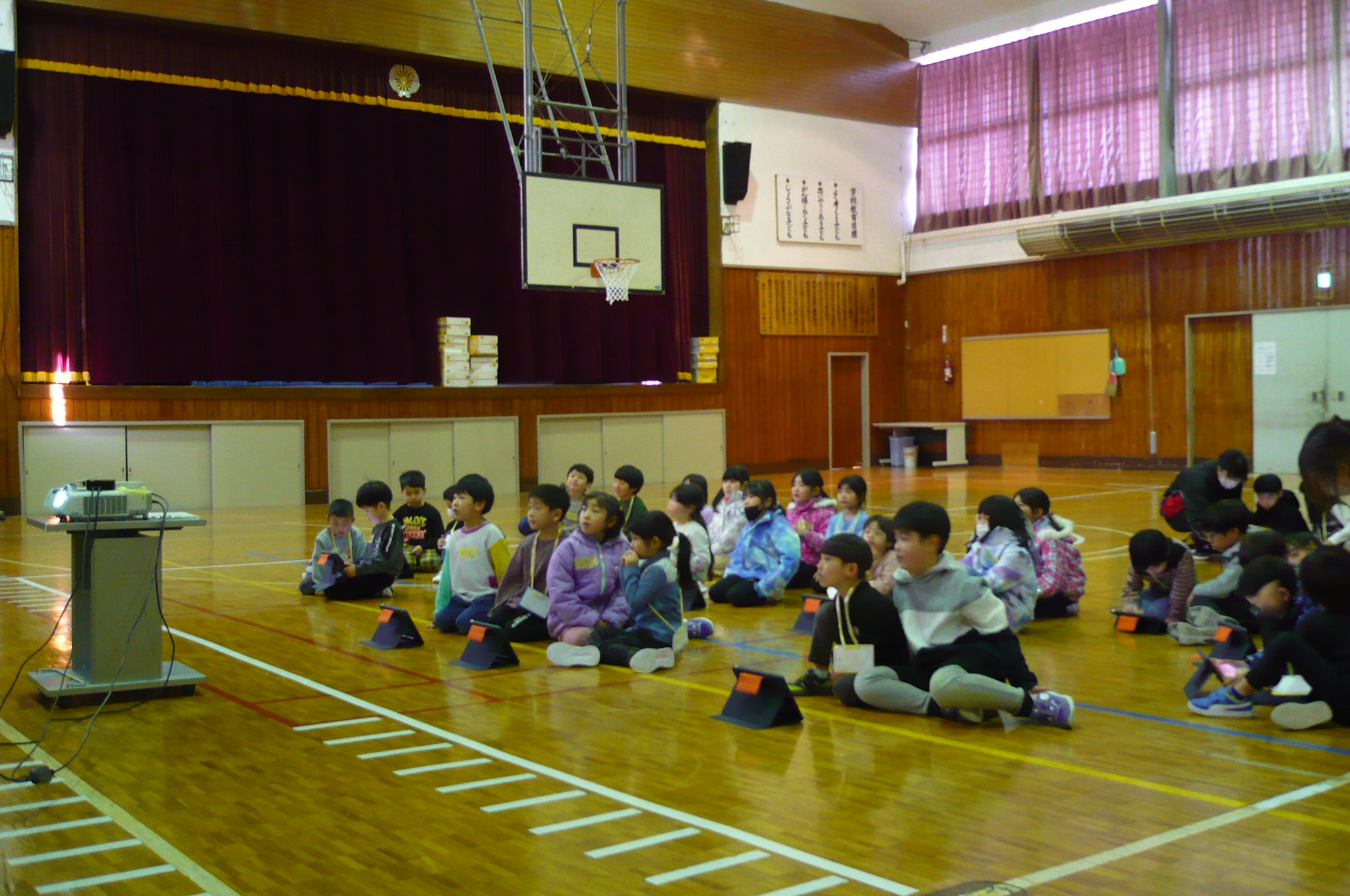 新入学児童一日入学 - 厚沢部町立厚沢部小学校